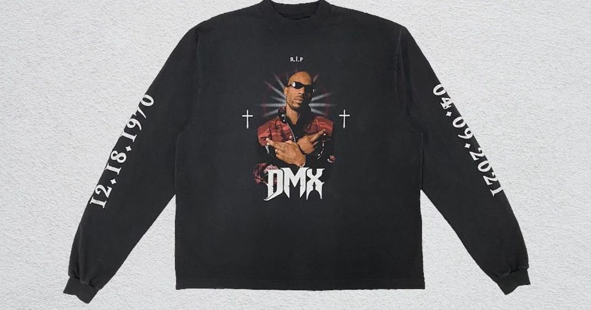 이지 x 발렌시아가, DMX 기리는 옷 판매 - 힙합플레이야